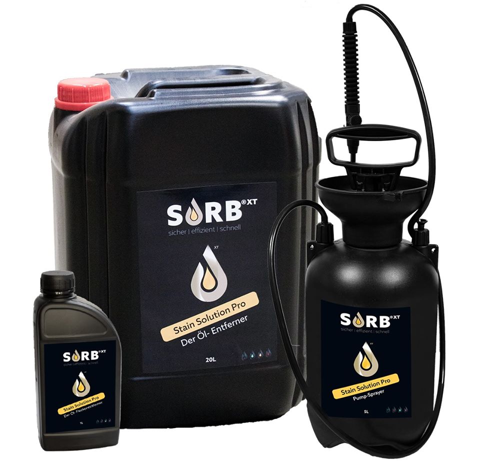 Odstraňovač škvŕn a mastnoty STAIN SOLUTION PRO - SORB XT
